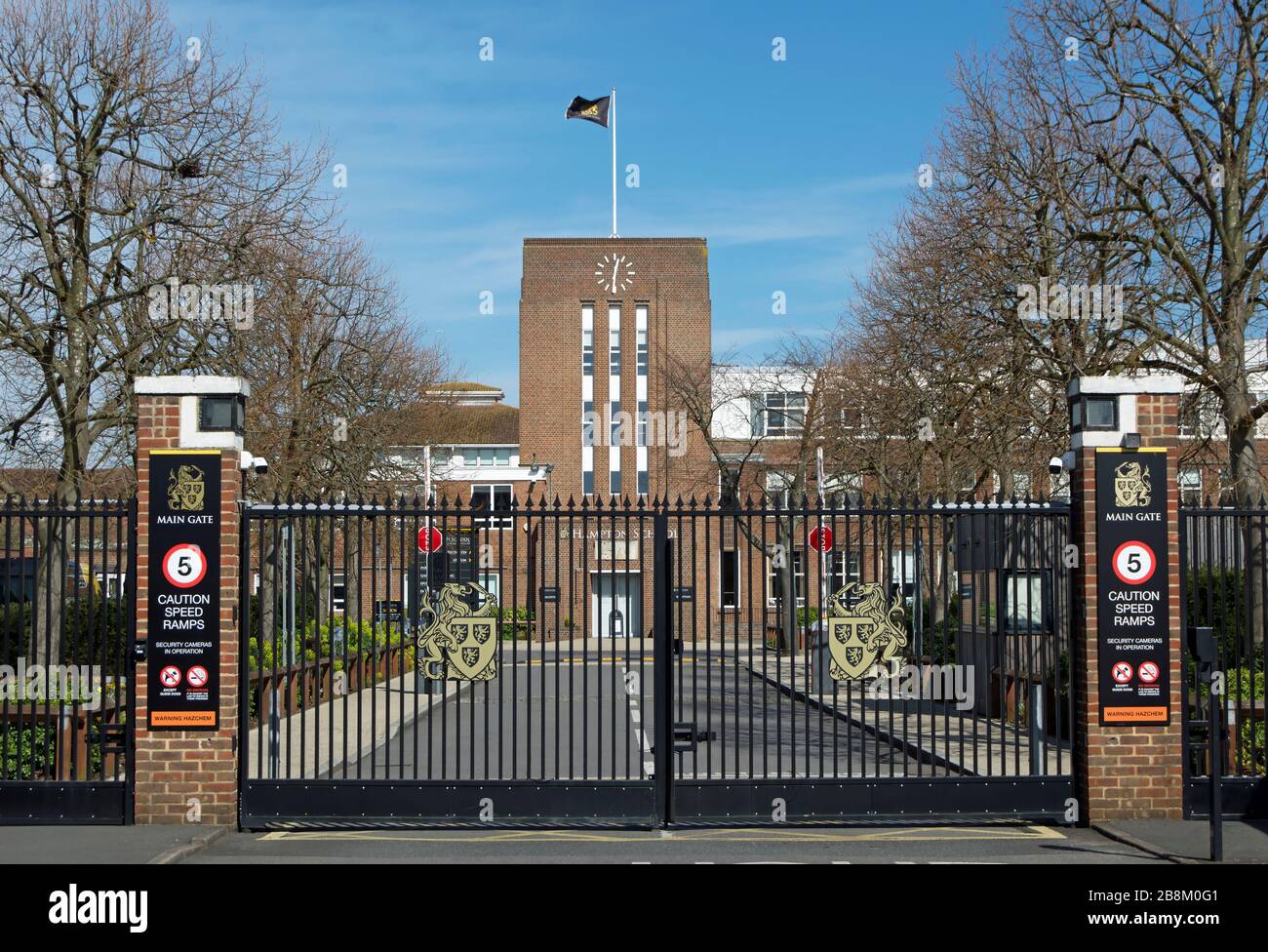 exterior of hampton school, an independent school for boys, in hampton ...