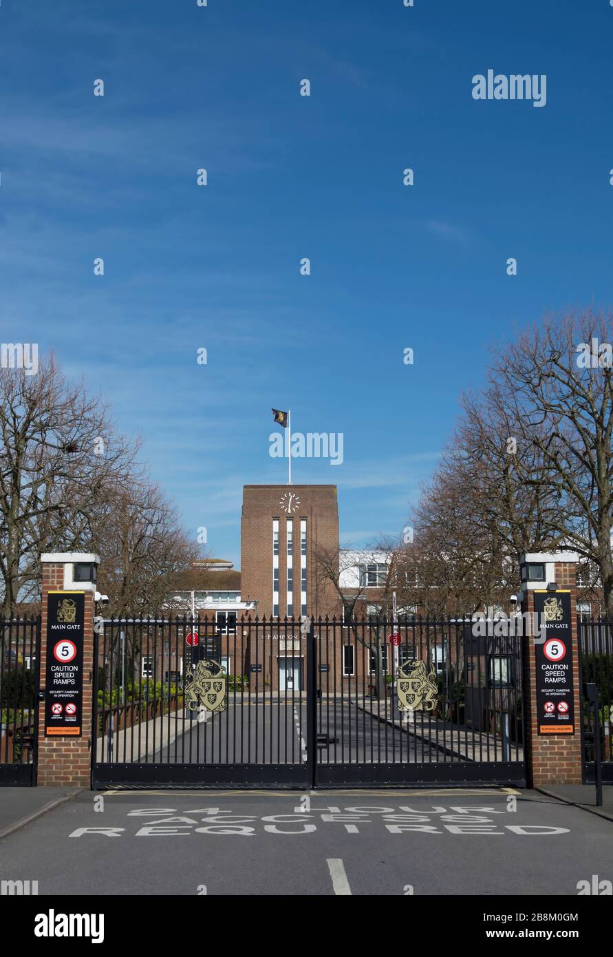 exterior of hampton school, an independent school for boys, in hampton ...