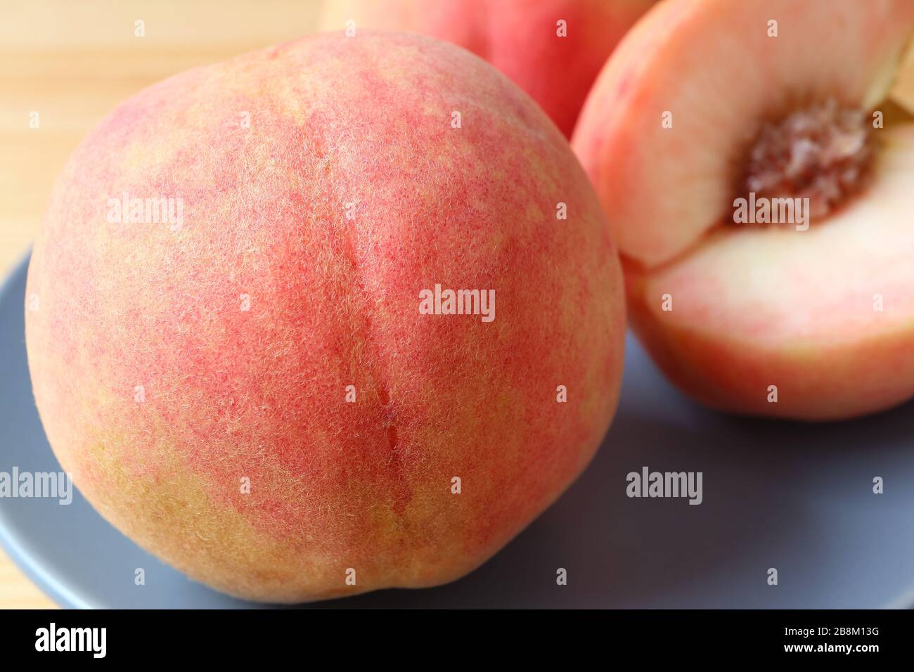 Fuzzy skin peach hi-res stock photography and images - Alamy