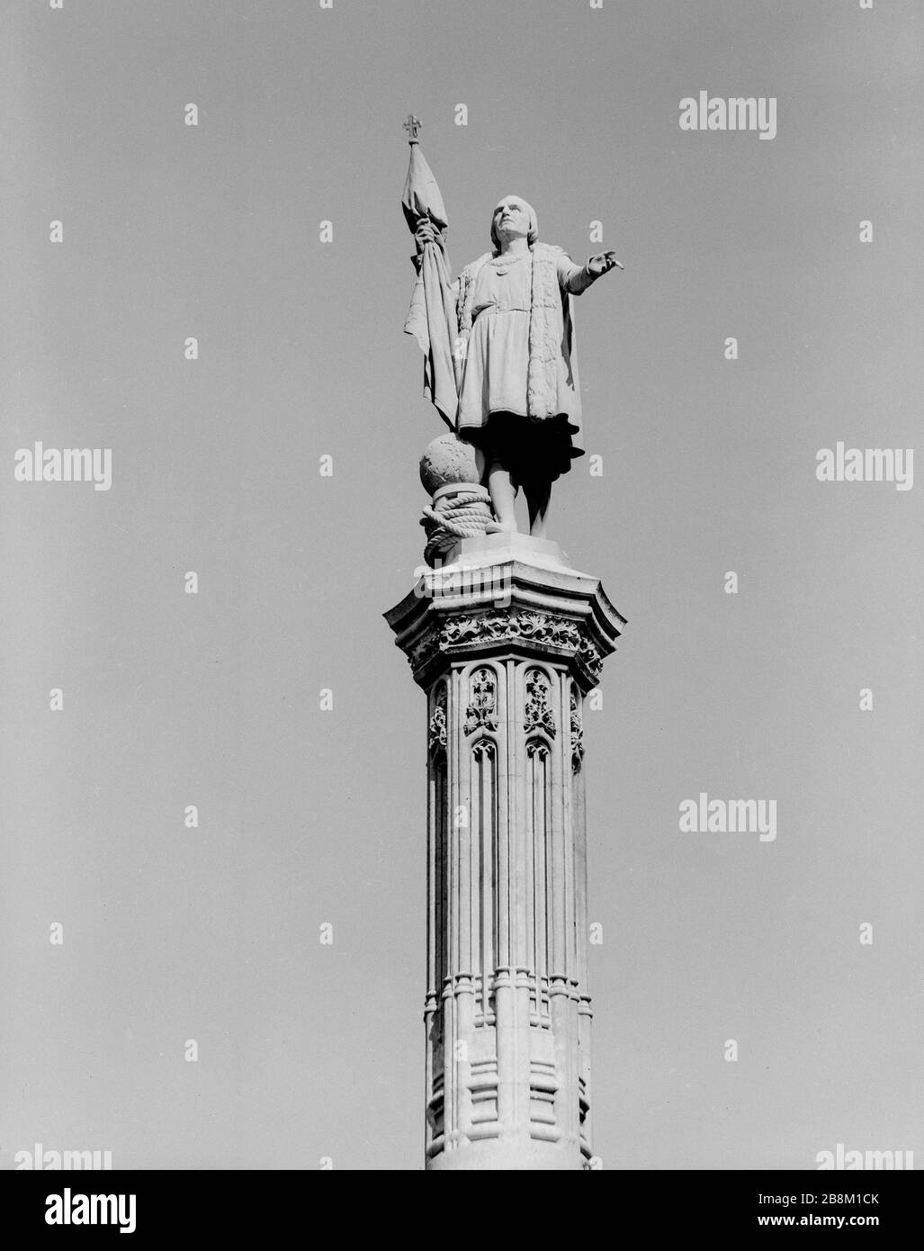 Monumento a colón Black and White Stock Photos & Images - Alamy