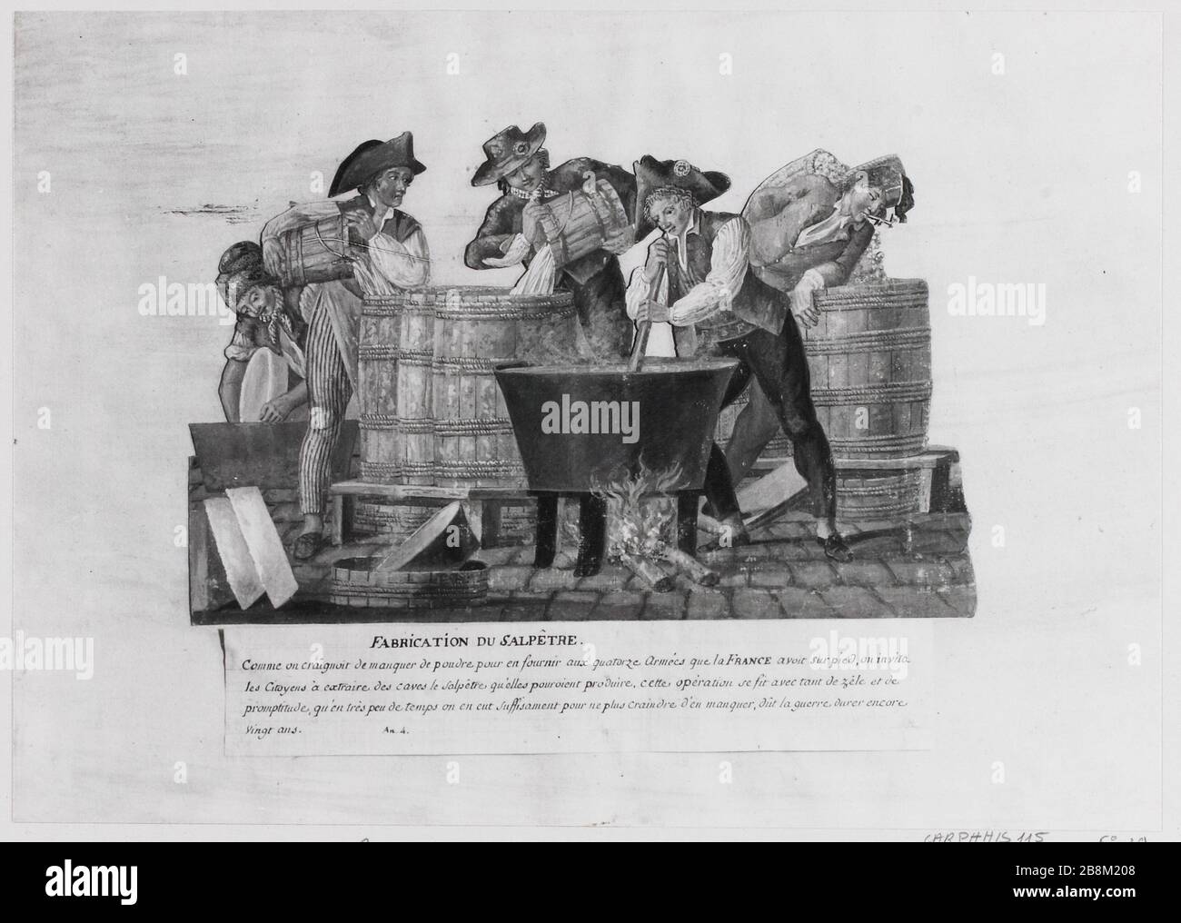 saltpeter manufacturing (TI Stock Photo - Alamy