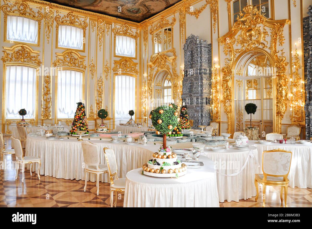 The Catherine Palace Stock Photo - Alamy