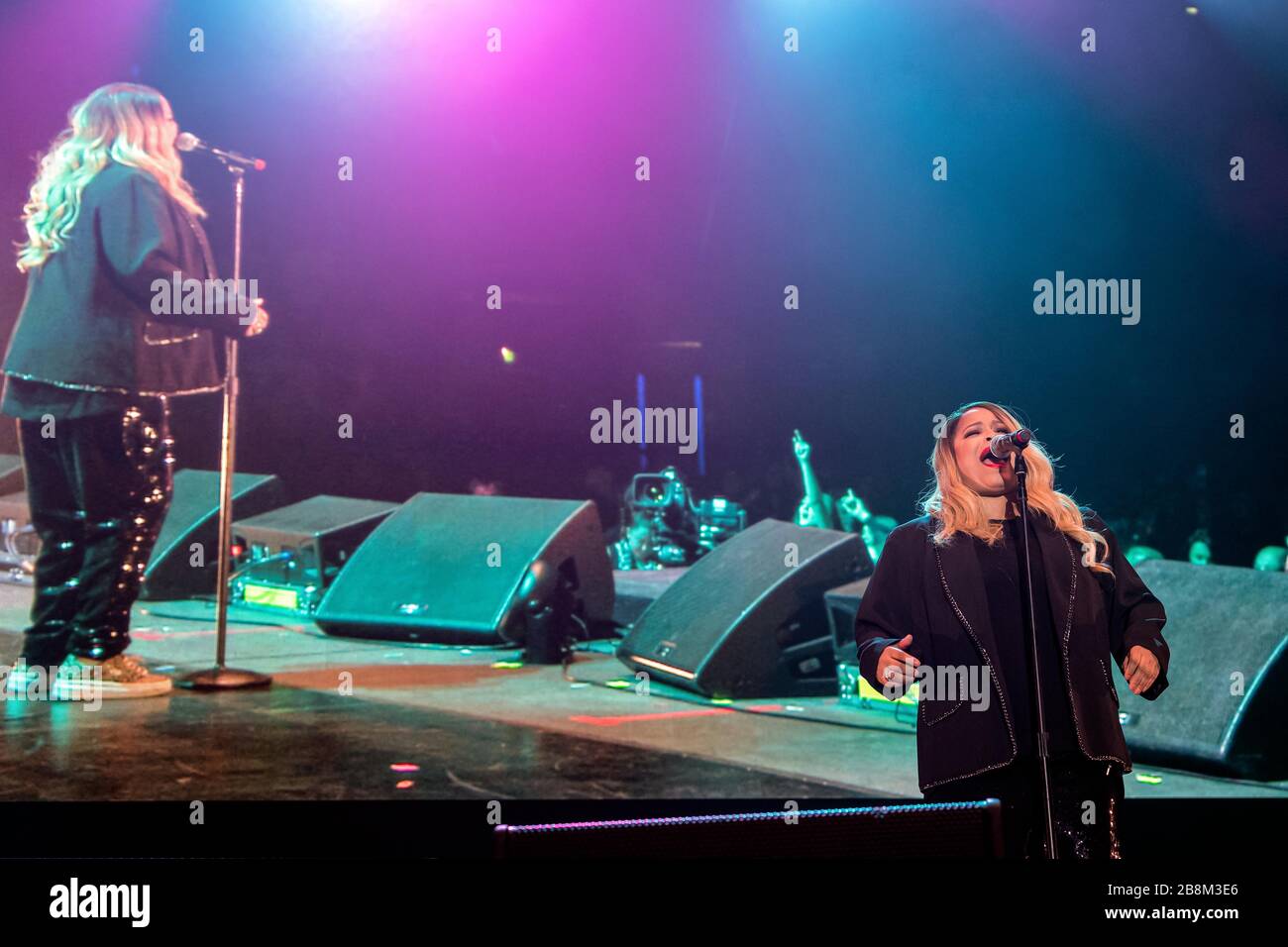 March 10, 2020: Rn'b singer Blu Cantrell performing at Liverpool M&S ...