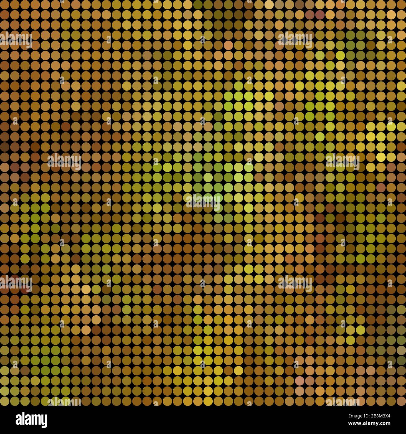 abstract vector colored round dots background - brown and green Stock ...