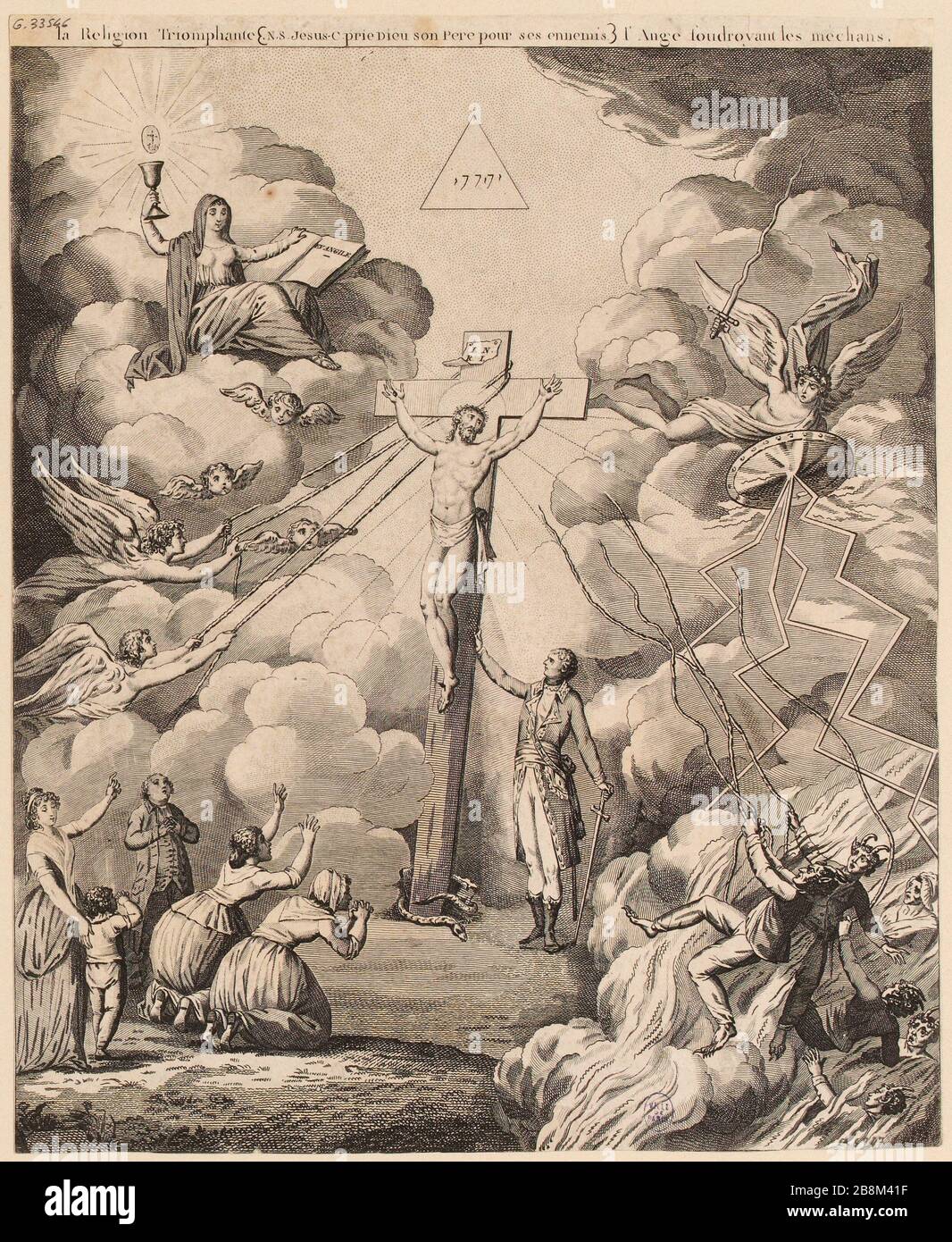 Triumph of christian religion hi-res stock photography and images - Alamy