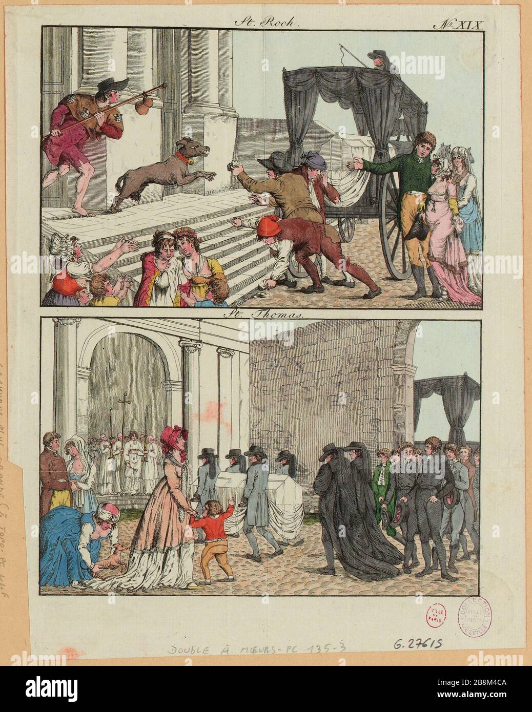 St Roch / N°XIX. / St Thomas.(TI Stock Photo - Alamy