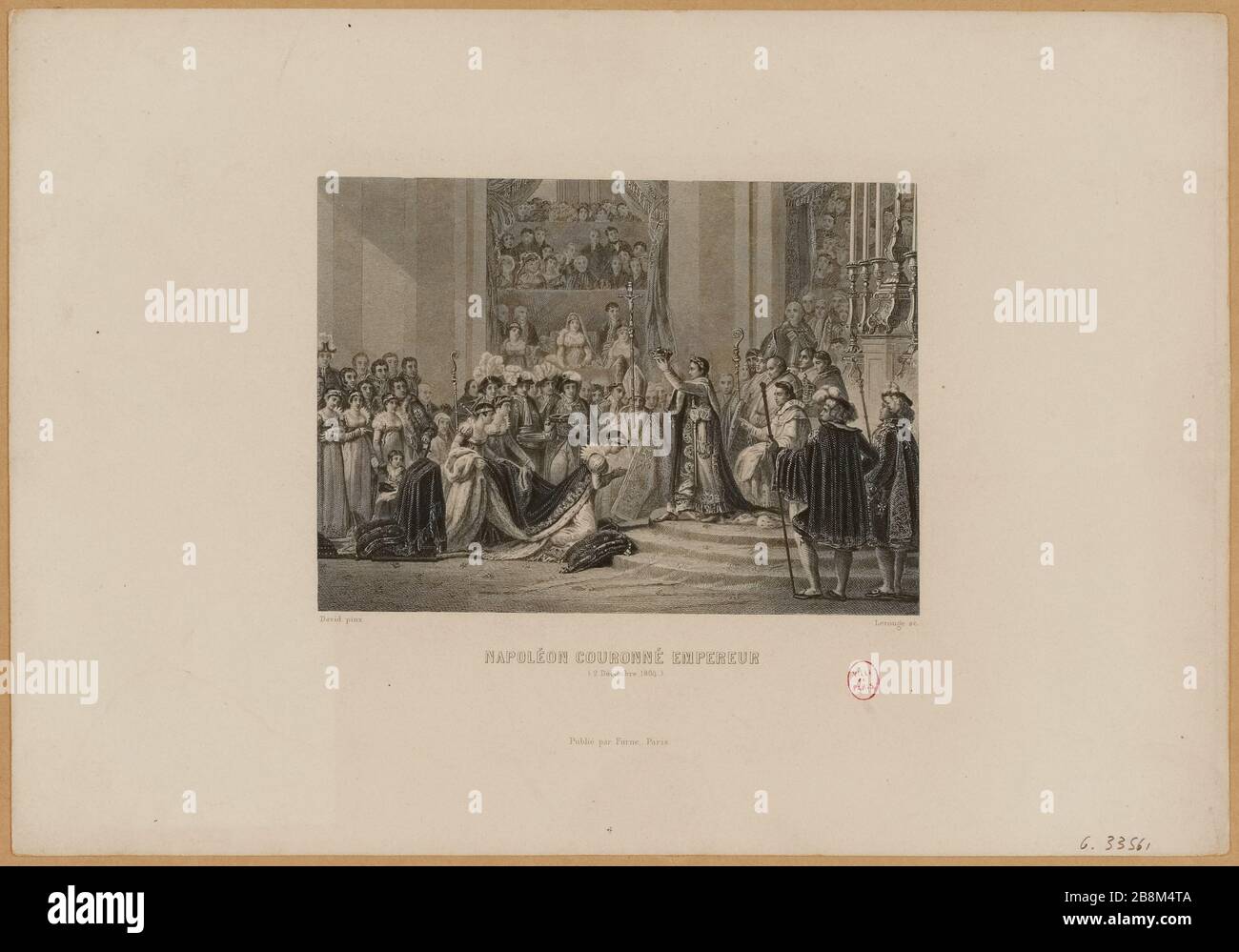 Napoleon crowned emperor / (2 December 1804) (IT Stock Photo - Alamy