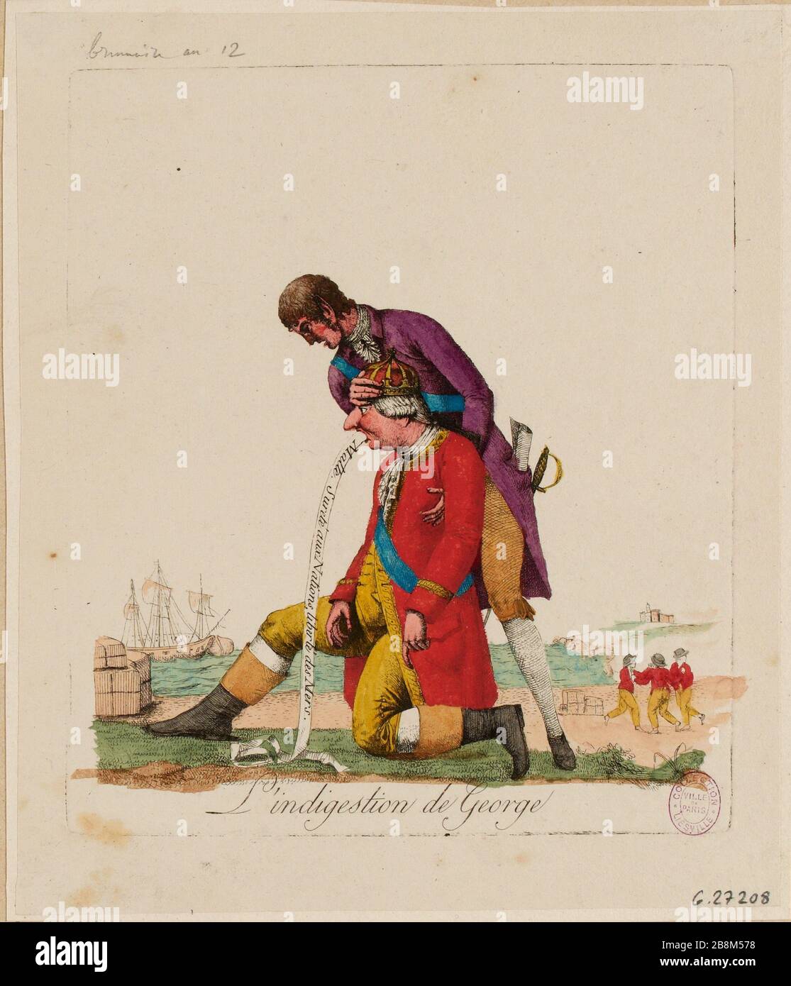 Indigestion George. (IT Stock Photo - Alamy