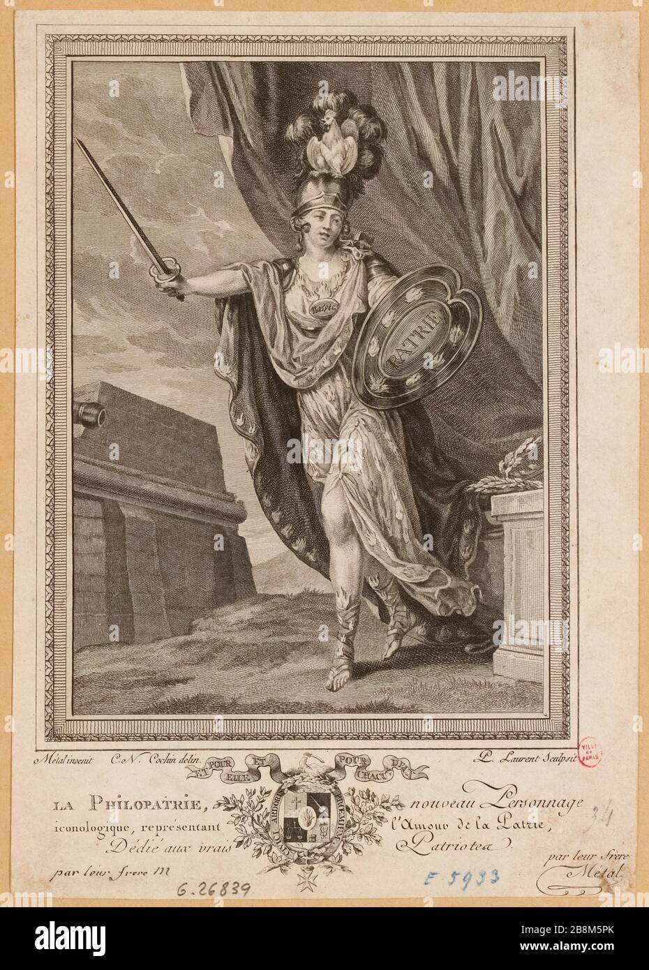 Philopatry, new character / representing the Love of the Fatherland ...