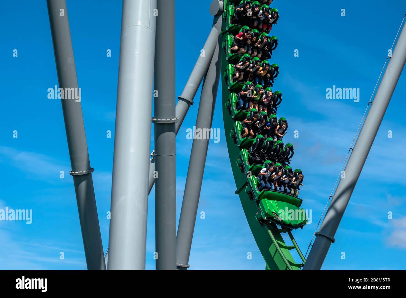 Orlando, Florida. March 15, 2019. People enjoying amazing The ...