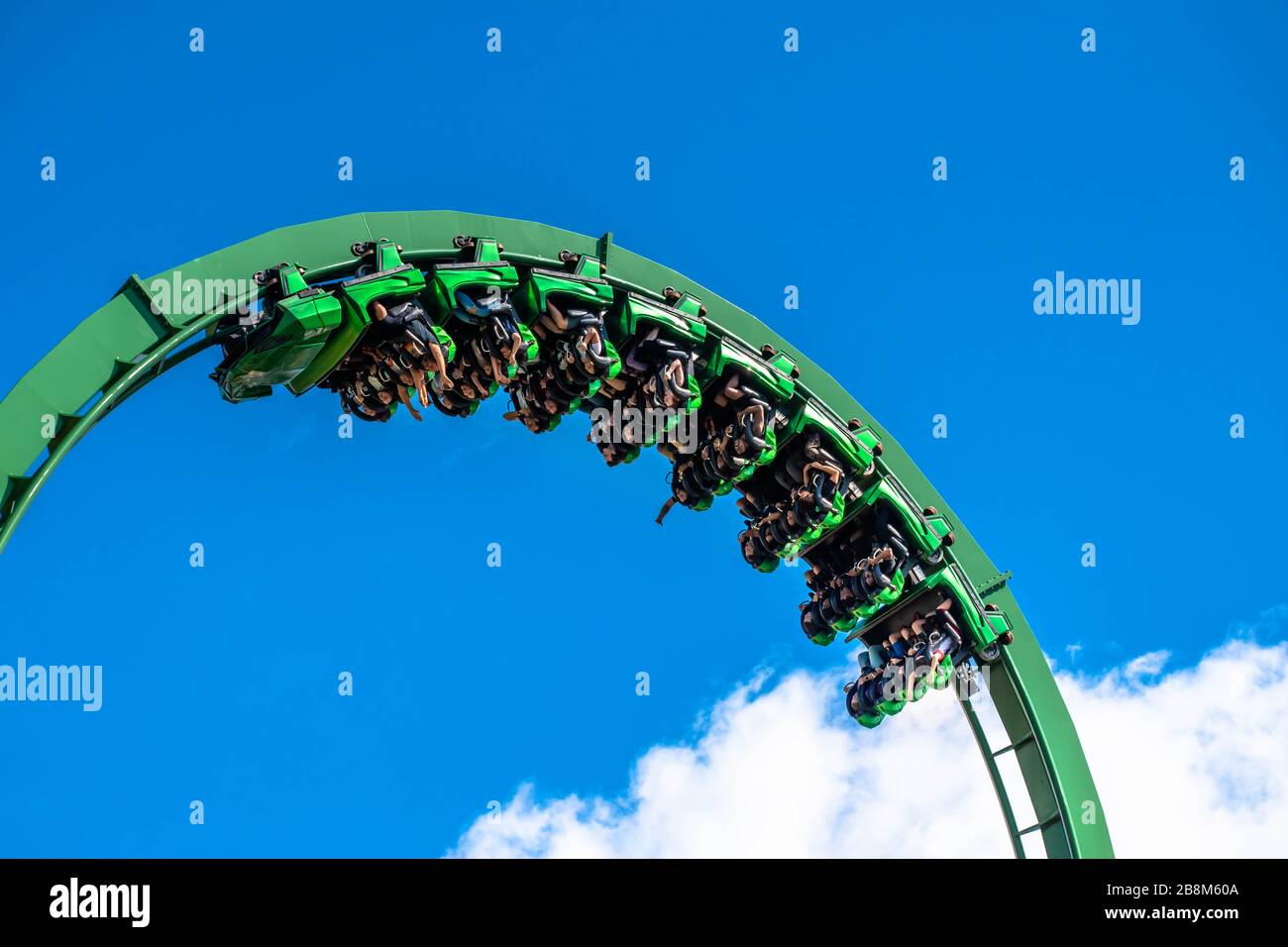 Orlando, Florida. March 15, 2019. People enjoying amazing The ...