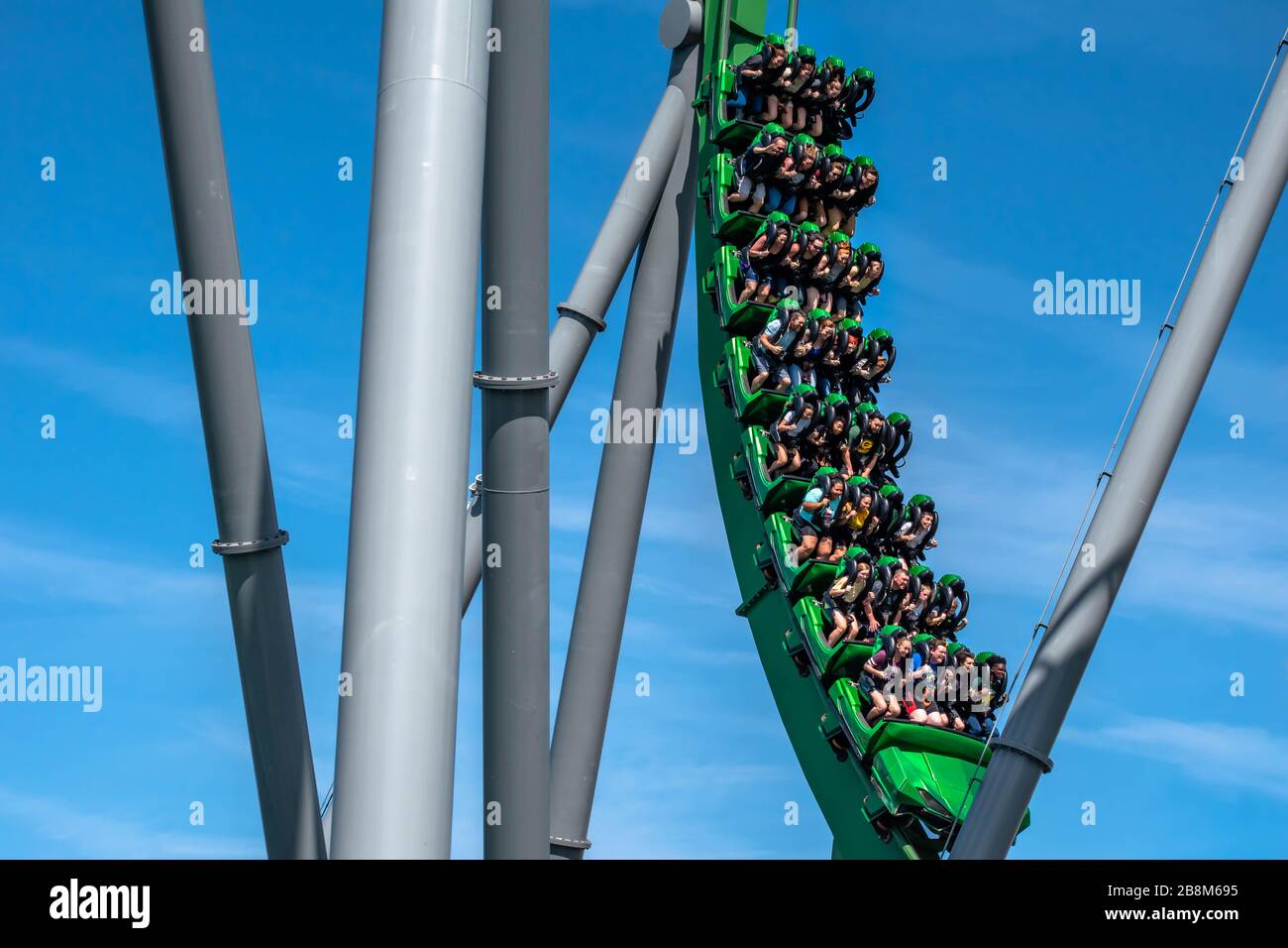 Orlando, Florida. March 15, 2019. People enjoying amazing The ...