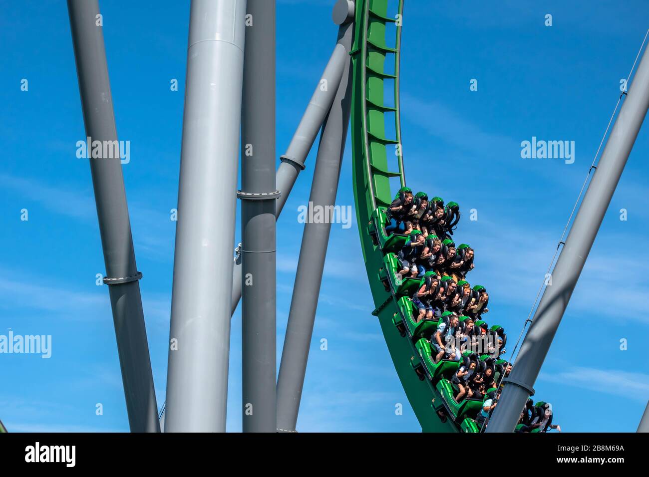 Orlando, Florida. March 15, 2019. People enjoying amazing The ...