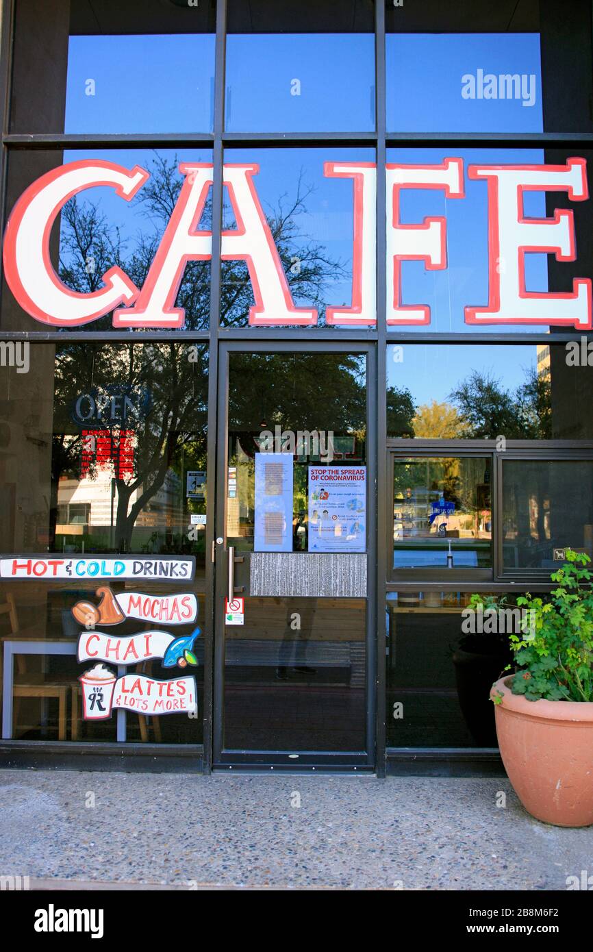 Sign posted on the window of a business during the lockdown of ...
