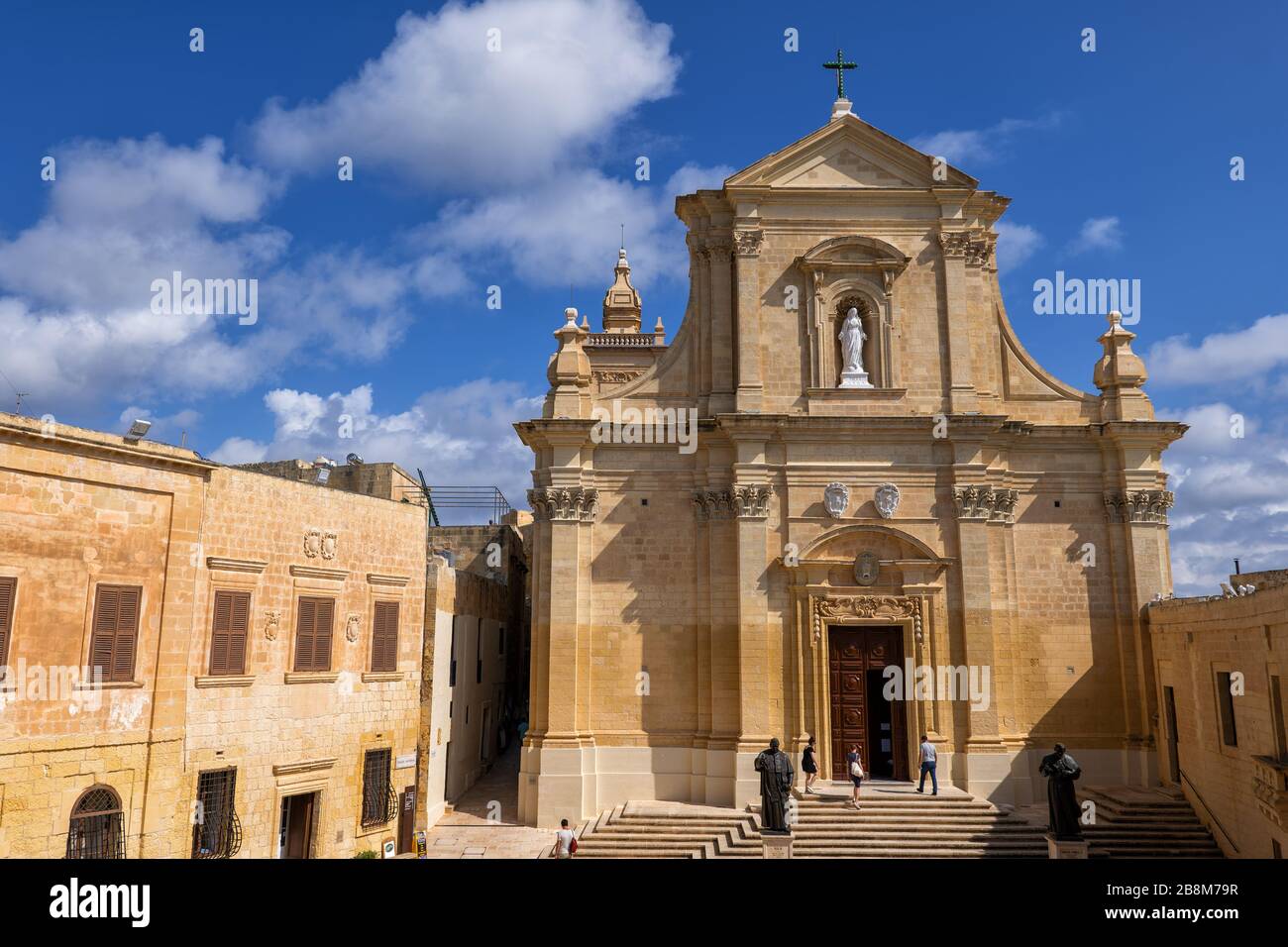Victoria, Gozo, Malta - October 15, 2019: Cathedral of the Assumption ...