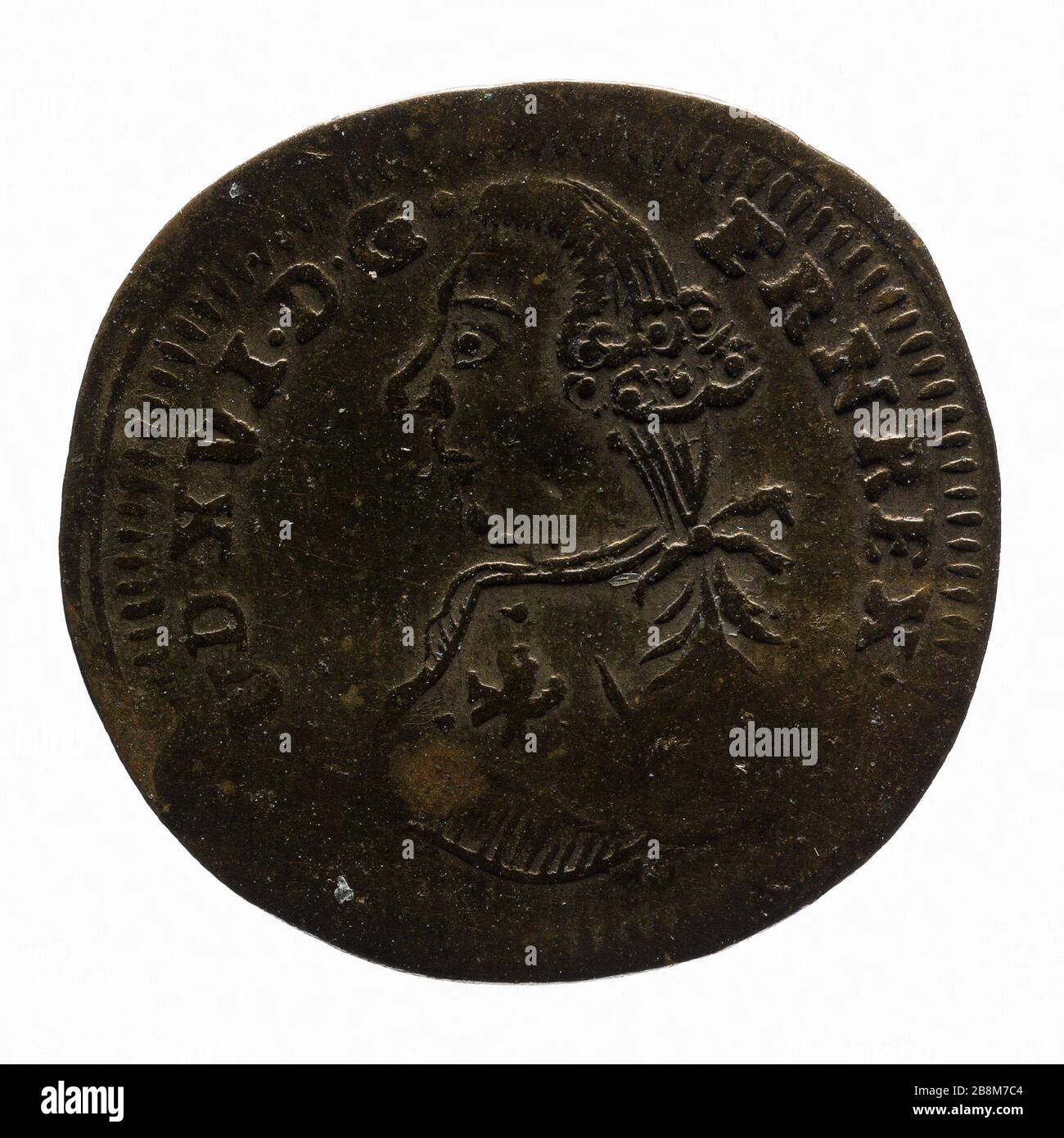 Louis XVI, King of France (1774 -1792) Lauer. Monnaie de Louis XVI, roi ...