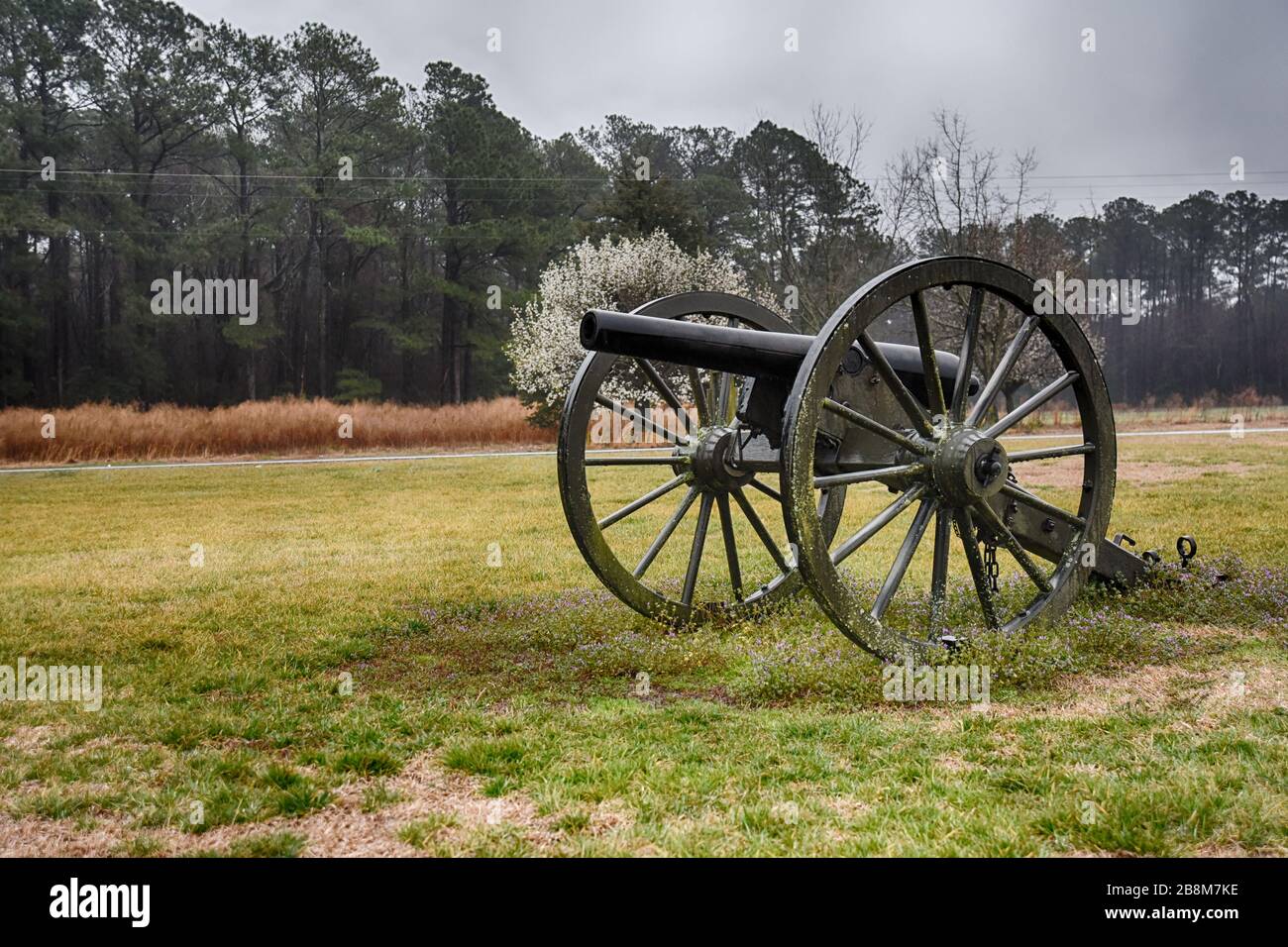 Battle of Bentonville Battlefield, Bentonville, NC Stock Photo - Alamy