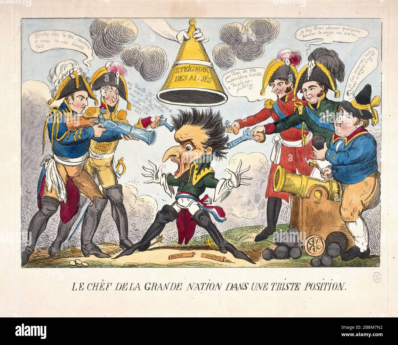 THE HEAD OF THE GREAT NATION IN A POSITION SAD "Le chef de la grande ...