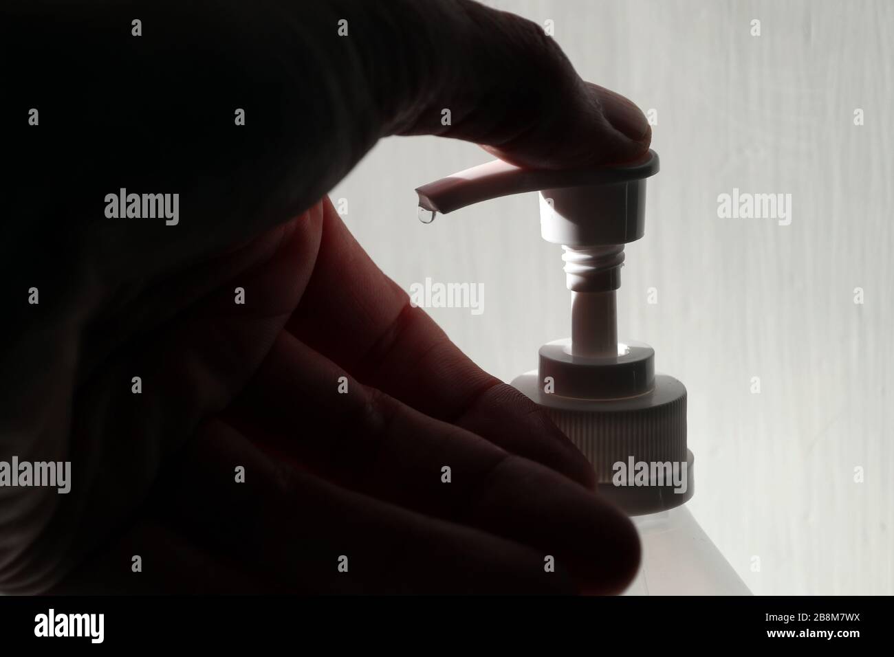Stay safe, use hand rubbing alcohol Stock Photo - Alamy