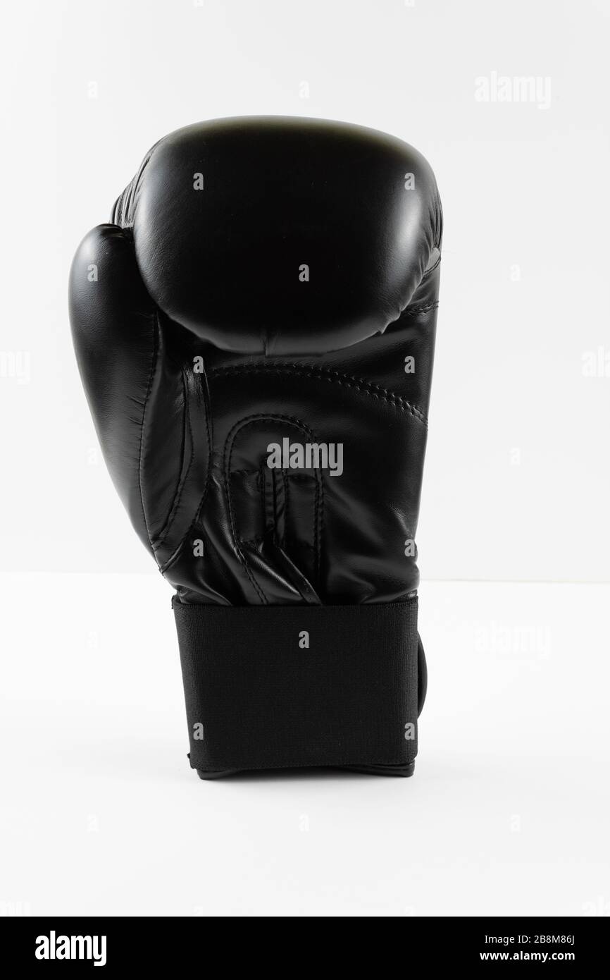 Close-Up Of Boxing Glove Over White Background - photography of stock ...