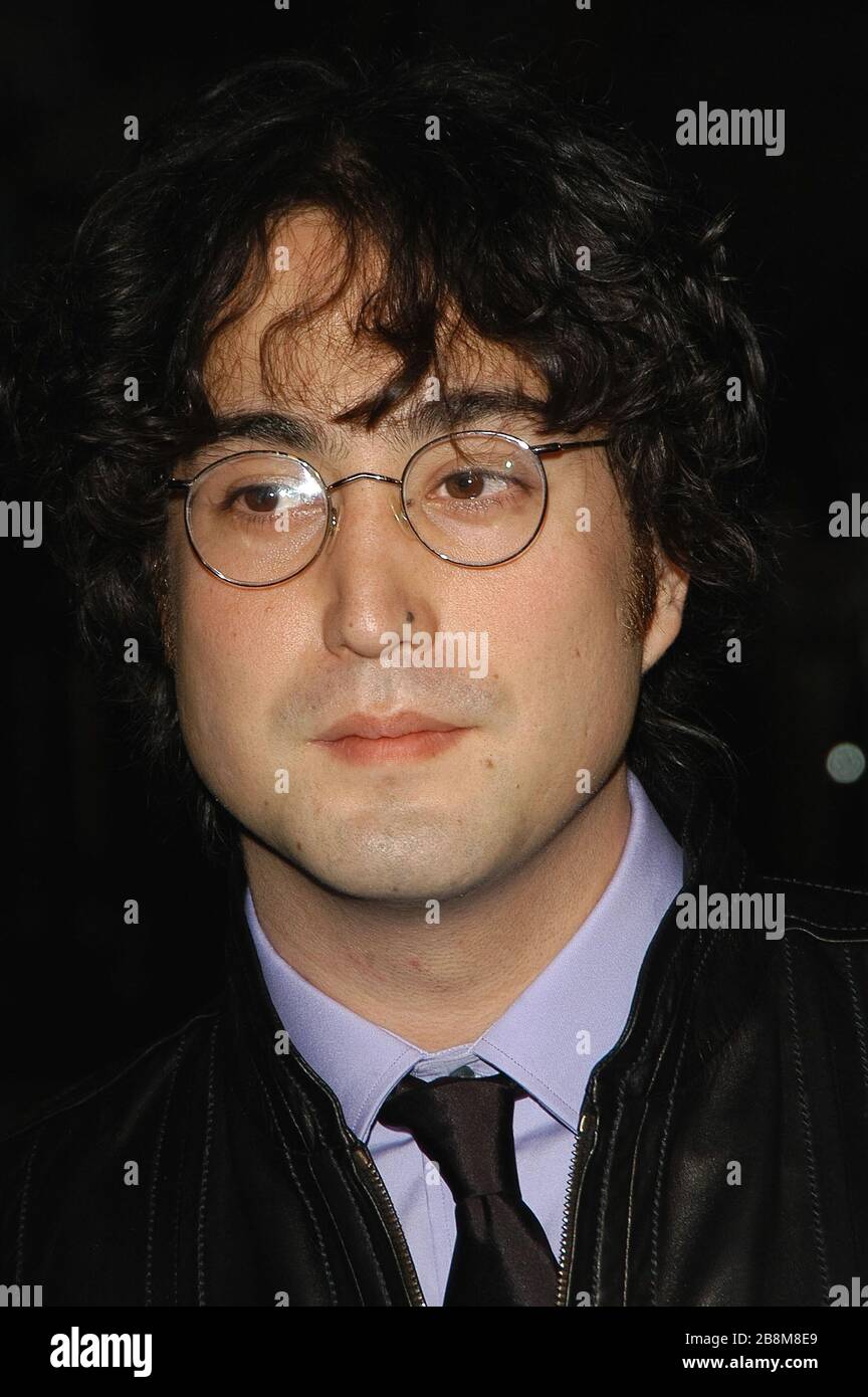Sean Lennon at the World Premiere of "Alexander" held at Mann Grauman's ...