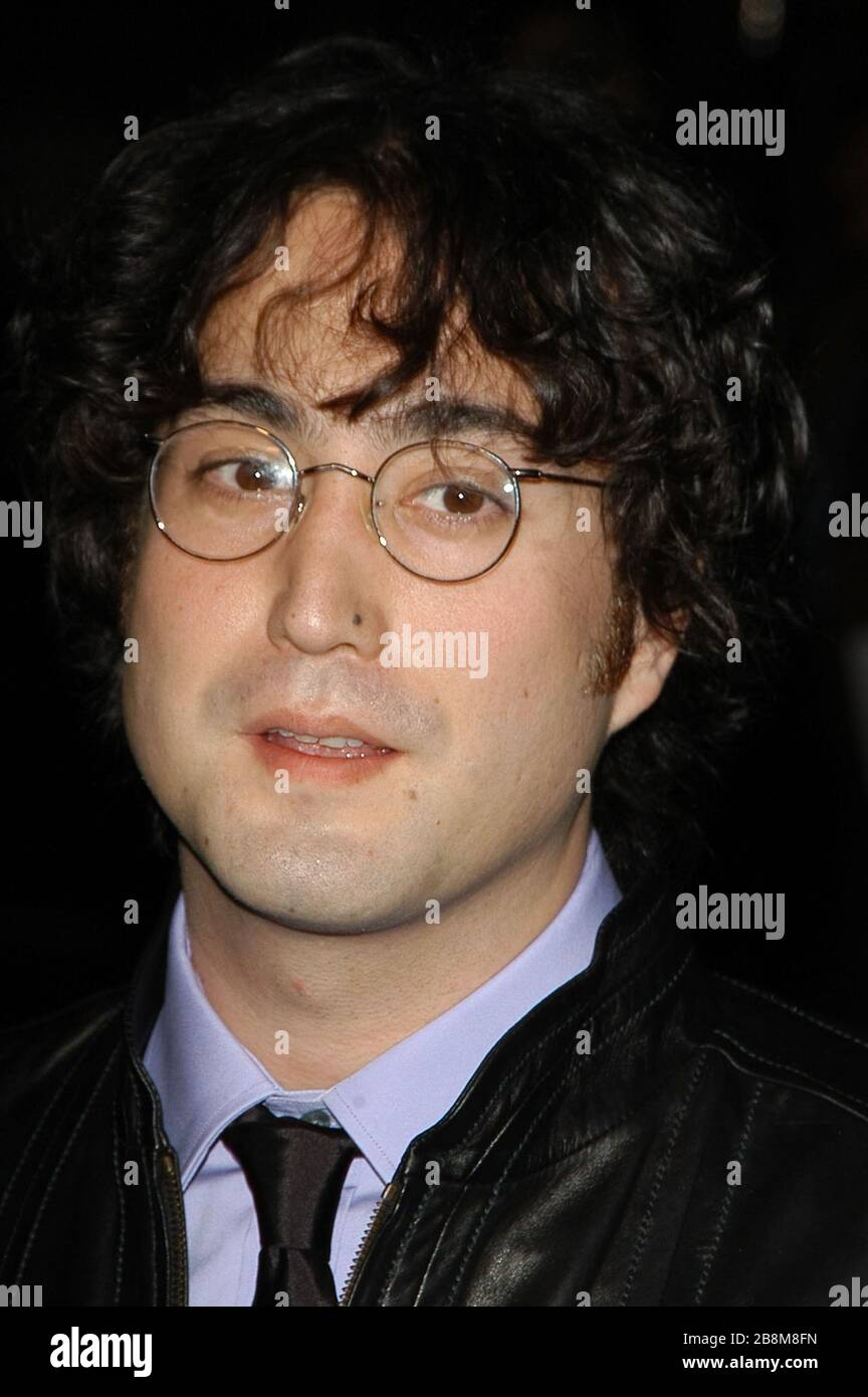 Sean Lennon at the World Premiere of "Alexander" held at Mann Grauman's ...