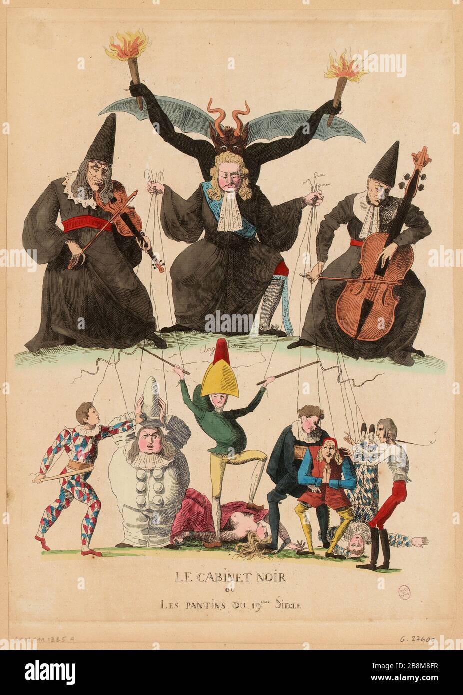 19th century french puppet theater hi-res stock photography and images ...