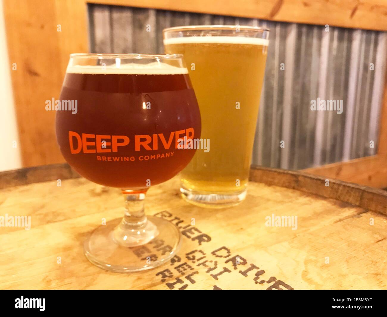 Deep River Brewing Company, Clayton, North Carolina Stock Photo - Alamy