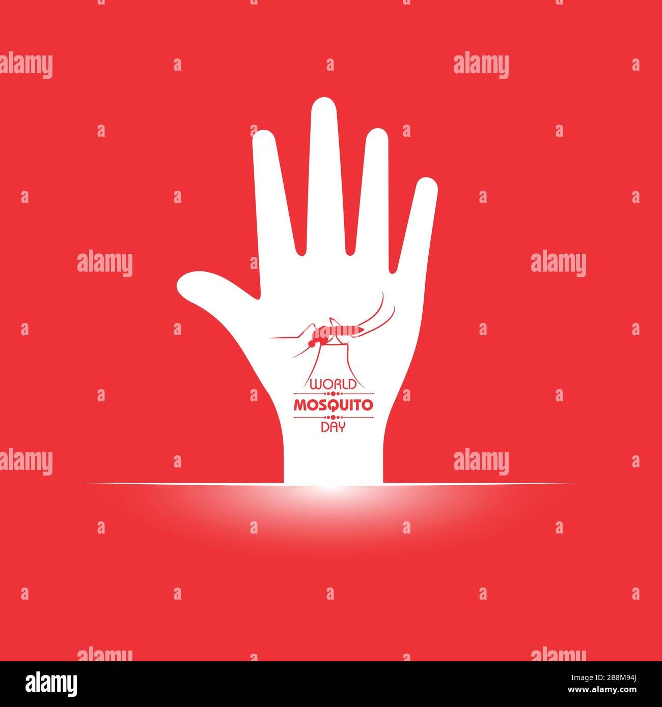 World Mosquito Day Design With Elegant Background stock vector Stock ...
