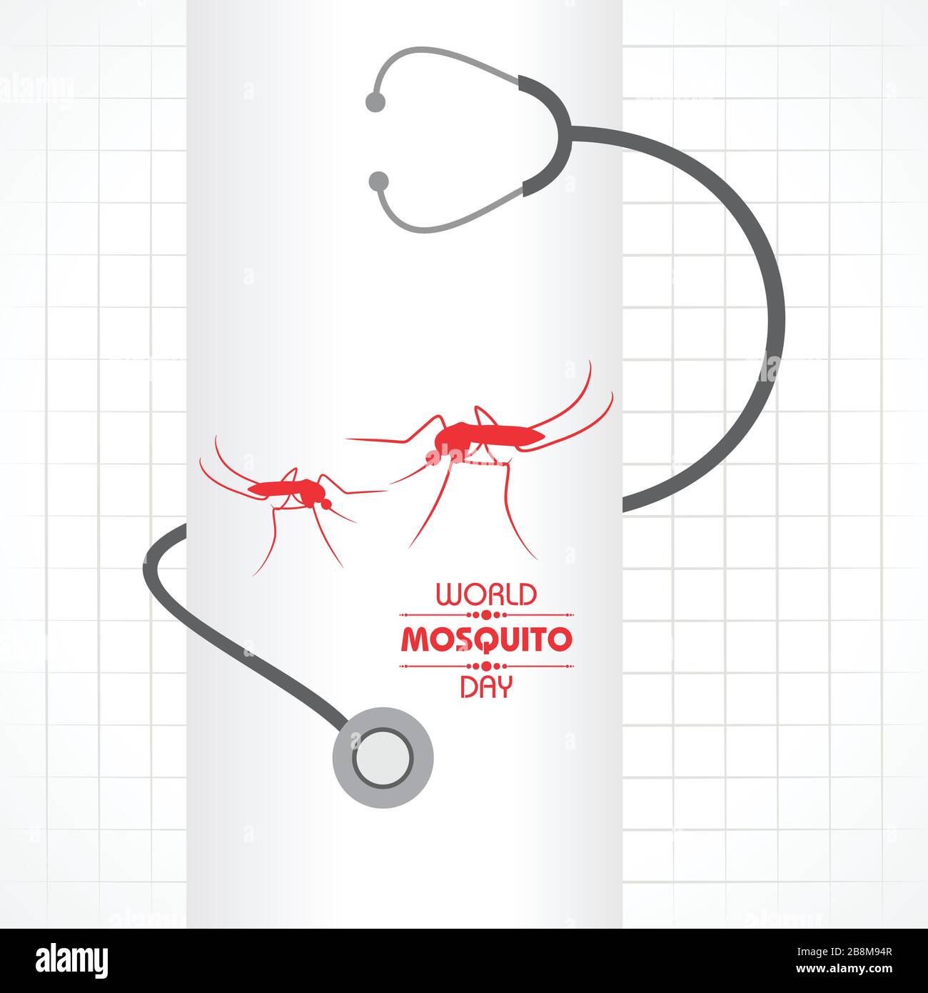 World Mosquito Day Design With Elegant Background stock vector Stock ...