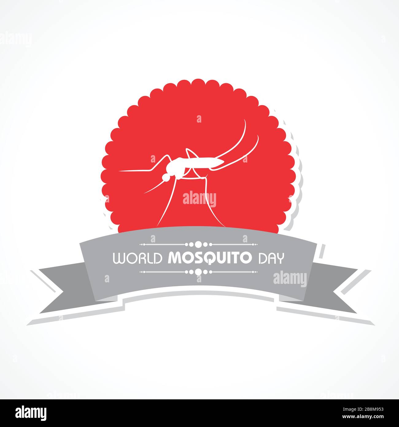 World Mosquito Day Design With Elegant Background stock vector Stock ...