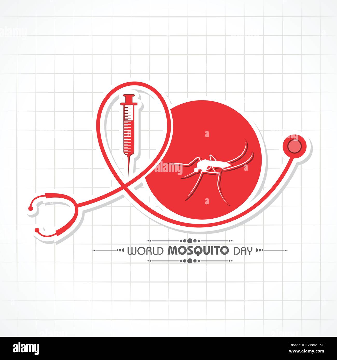 World Mosquito Day Design With Elegant Background stock vector Stock ...