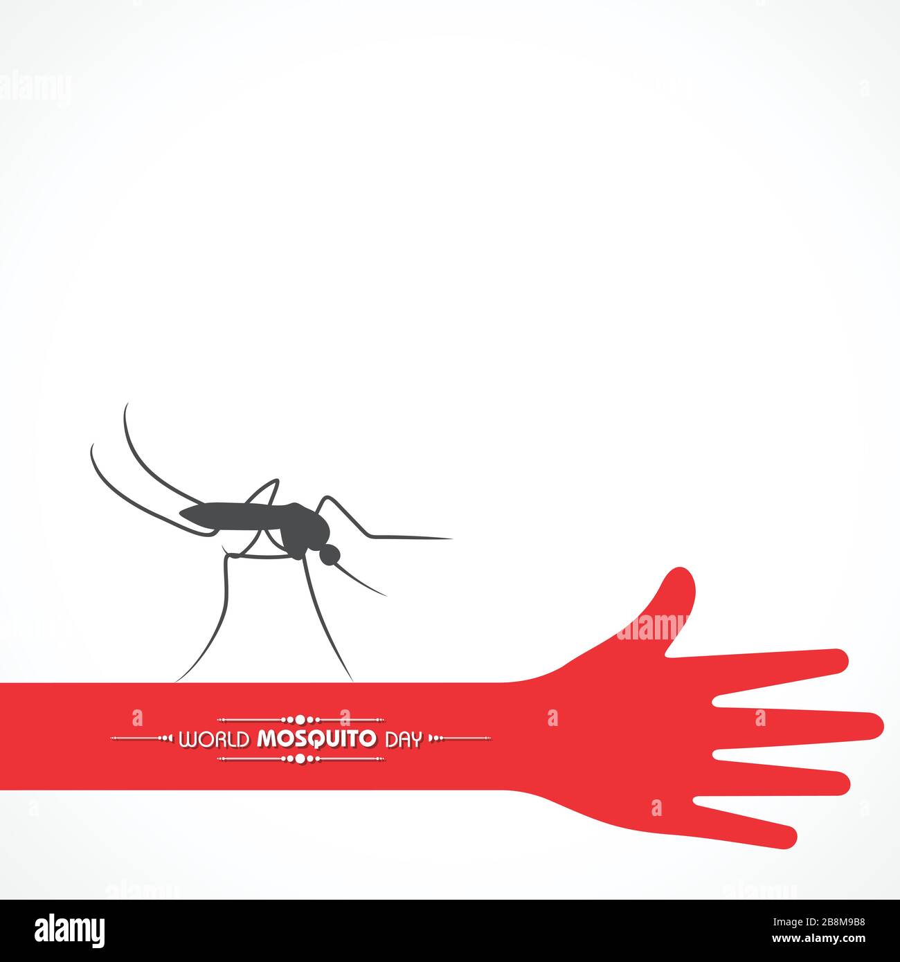 World Mosquito Day Design With Elegant Background stock vector Stock ...