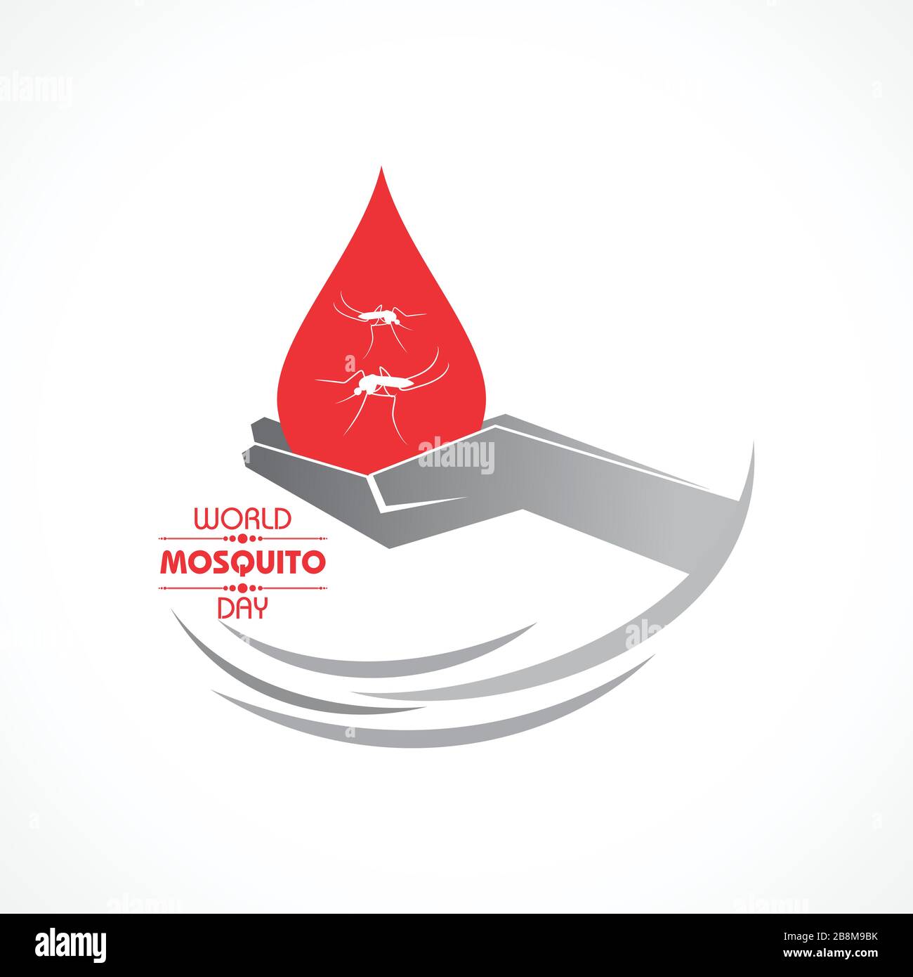 World Mosquito Day Design With Elegant Background stock vector Stock ...