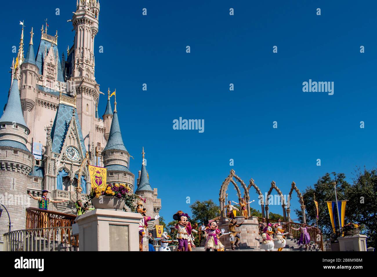 Orlando, Florida. January 20, 2020. Mickeys Royal Friendship Faire on ...