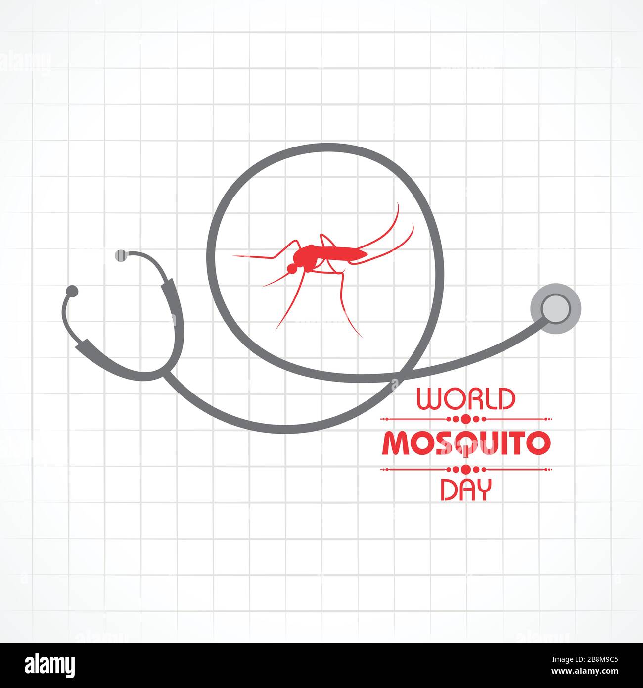 World Mosquito Day Design With Elegant Background stock vector Stock ...