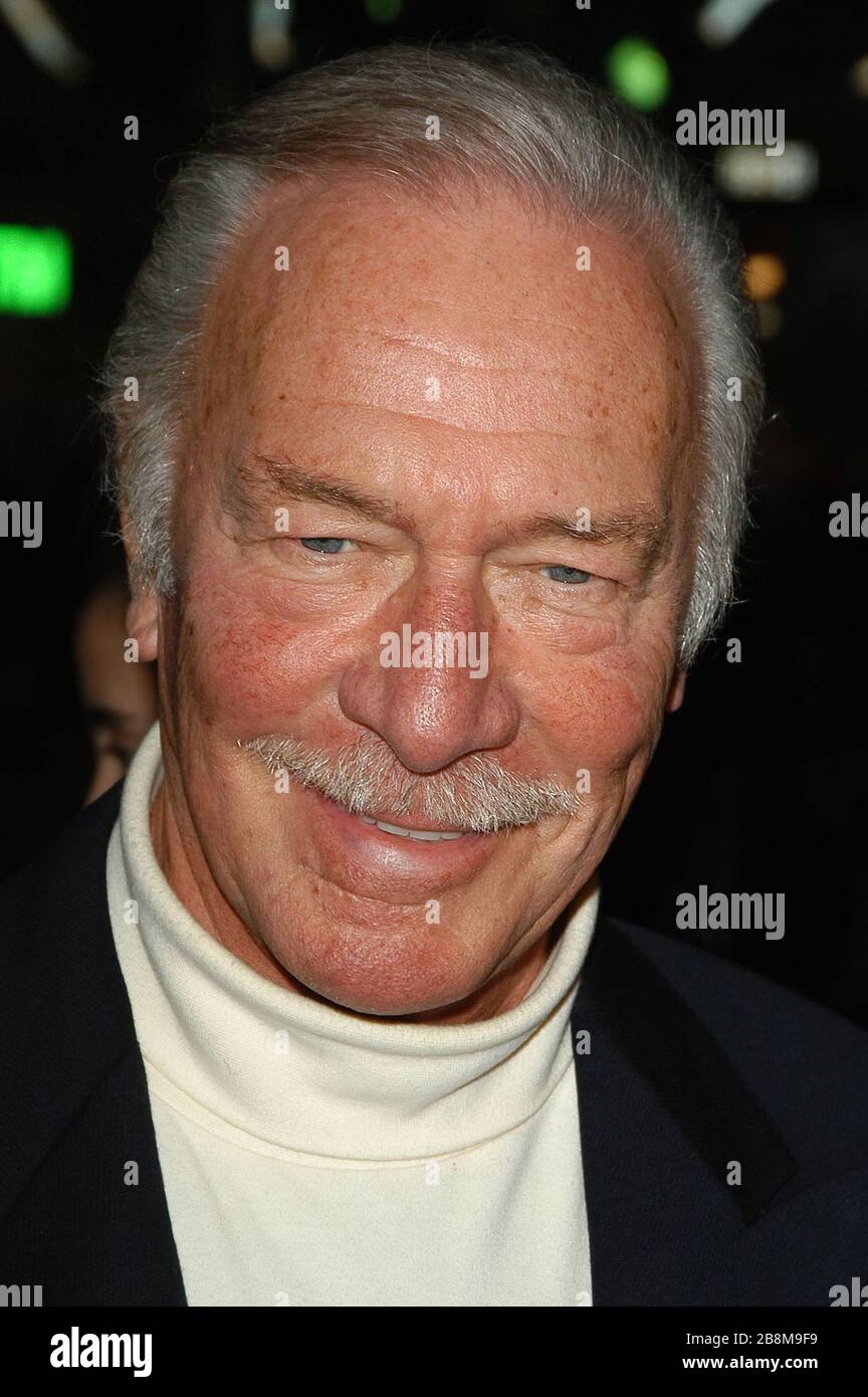 Christopher plummer alexander premiere hi-res stock photography and ...
