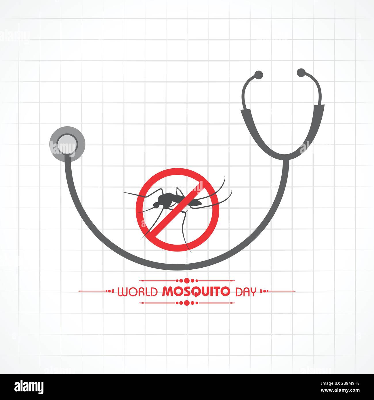 World Mosquito Day Design With Elegant Background stock vector Stock ...