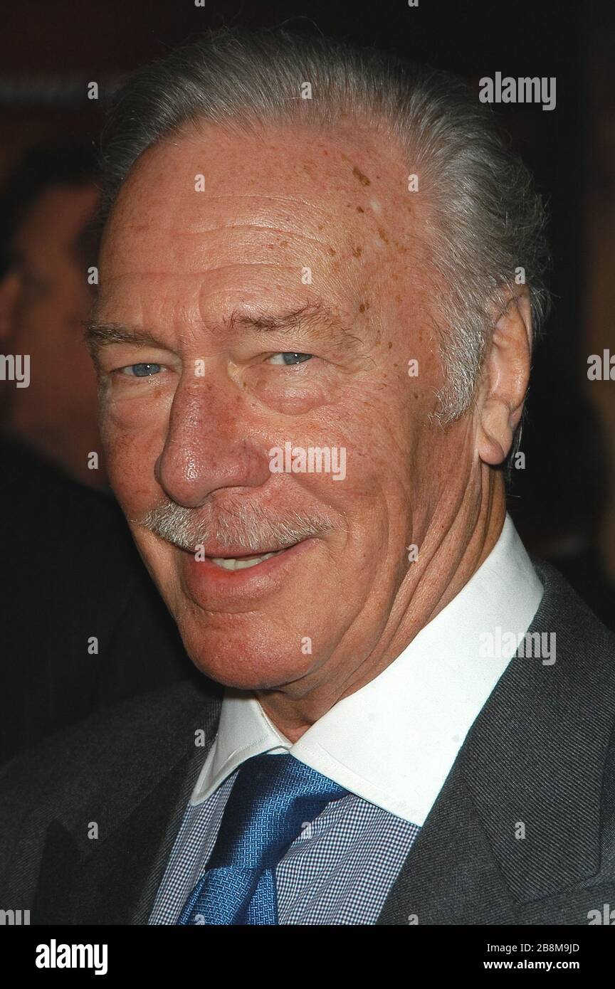 Christopher Plummer at World Premiere of "National Treasure" held at ...