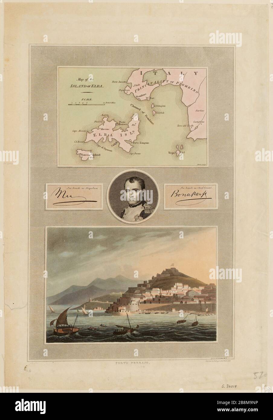 Map of elba hi-res stock photography and images - Alamy