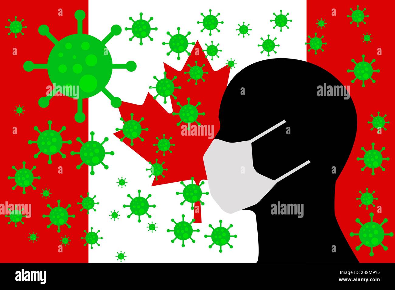 Canada masks covid Stock Vector Images - Alamy