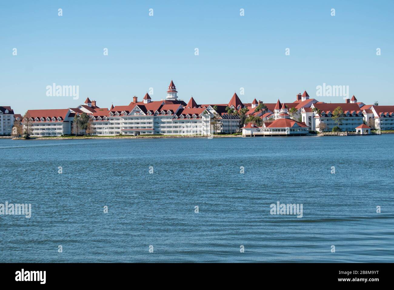 Orlando, Florida. January 20, 2020. Panoramic view of Disney's Grand ...