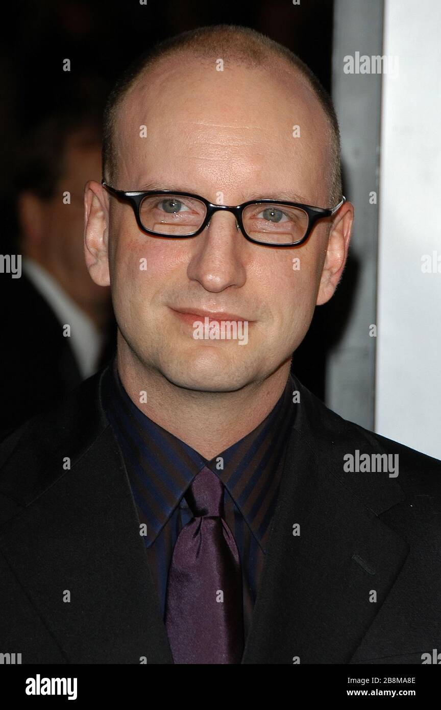 Steven Soderbergh at the "Ocean's Twelve" Premiere held at Mann Grauman ...