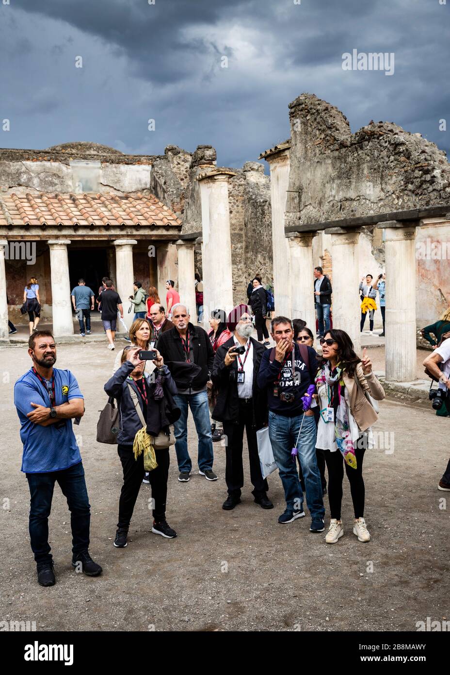 Pompeii guided tour hi-res stock photography and images - Alamy