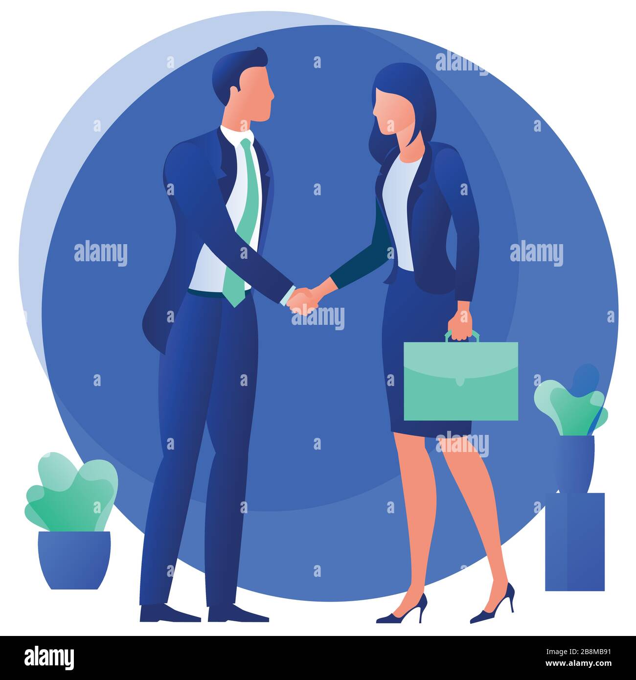 Agreement completed Cut Out Stock Images & Pictures - Alamy