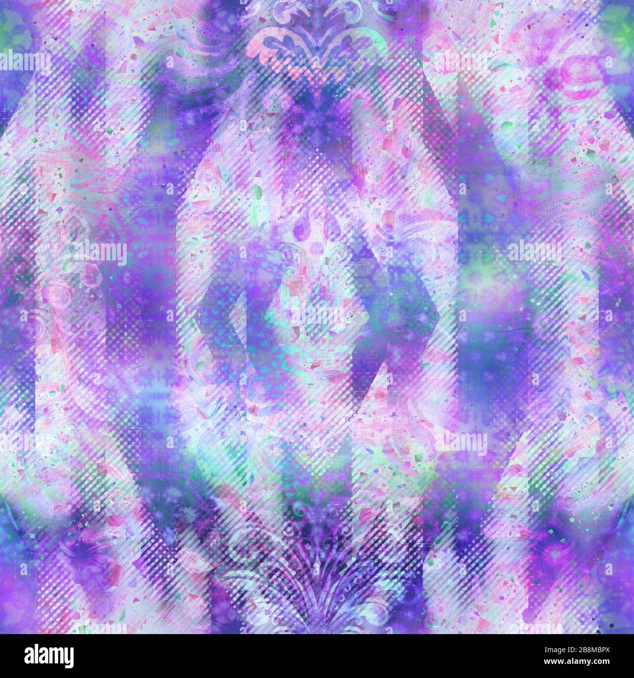 Surreal ombre blend digital pattern overlay swatch Stock Photo - Alamy