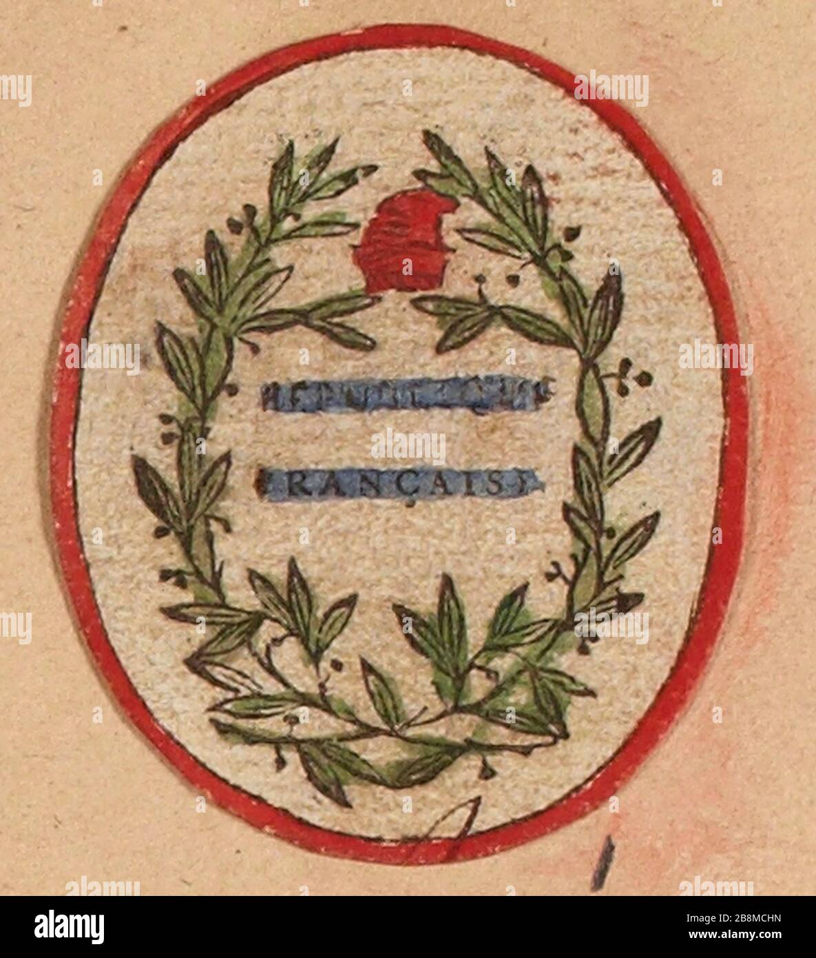 Thumbnail revolutionary French Republic (TF Stock Photo - Alamy