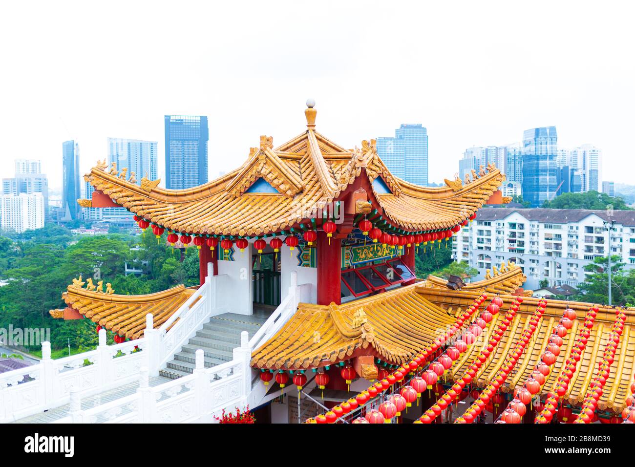 The majestic Chinese temple in traditional Chinese style Stock Photo ...