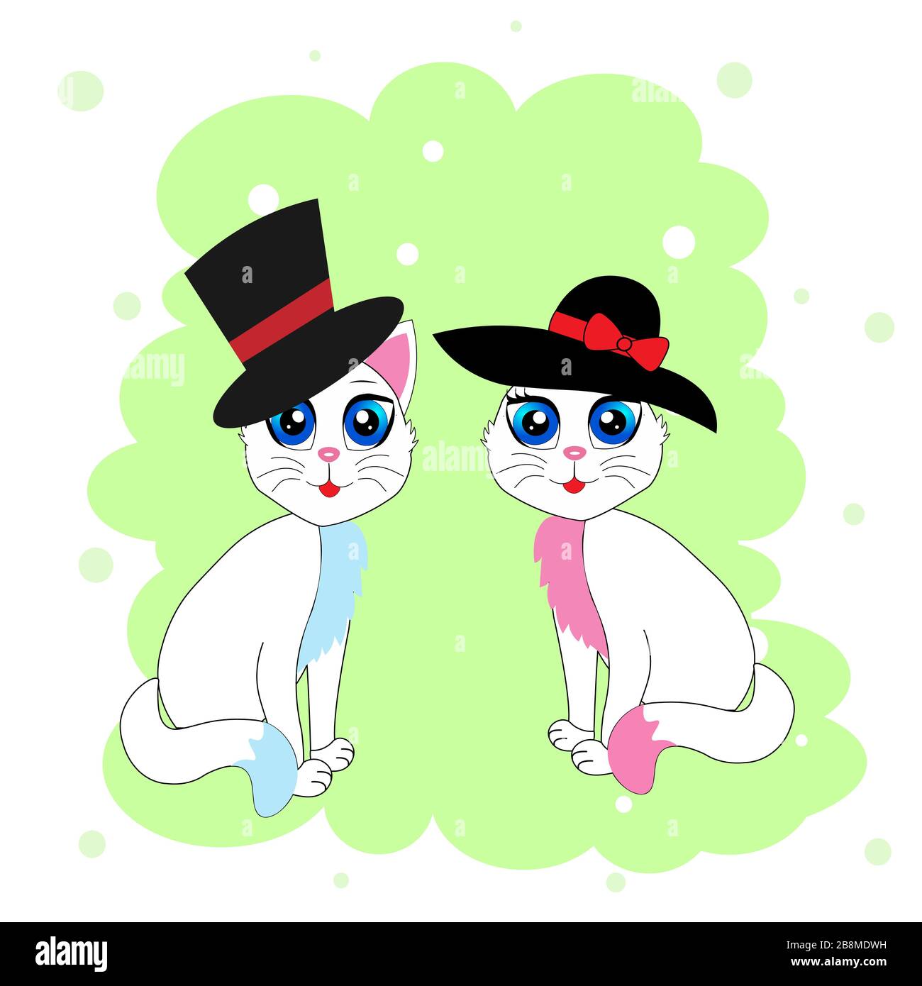 cat kitten cartoon illustration vector Stock Vector Image & Art - Alamy