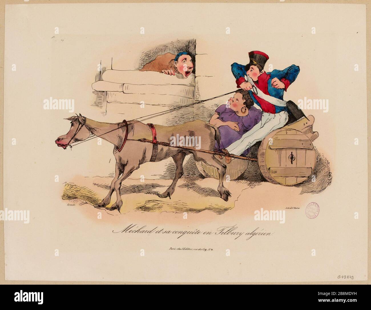 Méchard and conquest Algeria Tilbury. (TI Stock Photo - Alamy